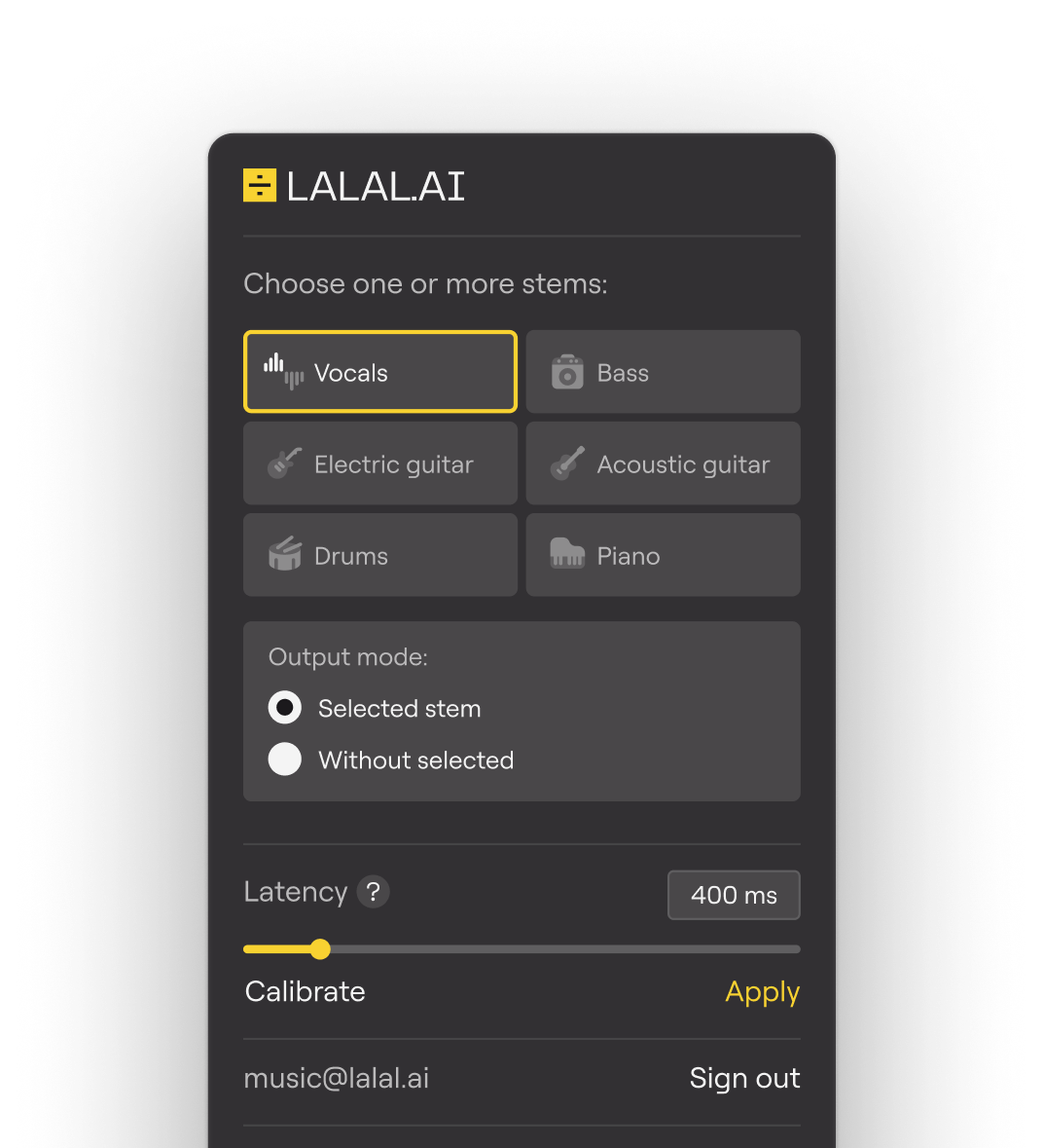 AI VST Plugin for Stem Separation | LALAL.AI