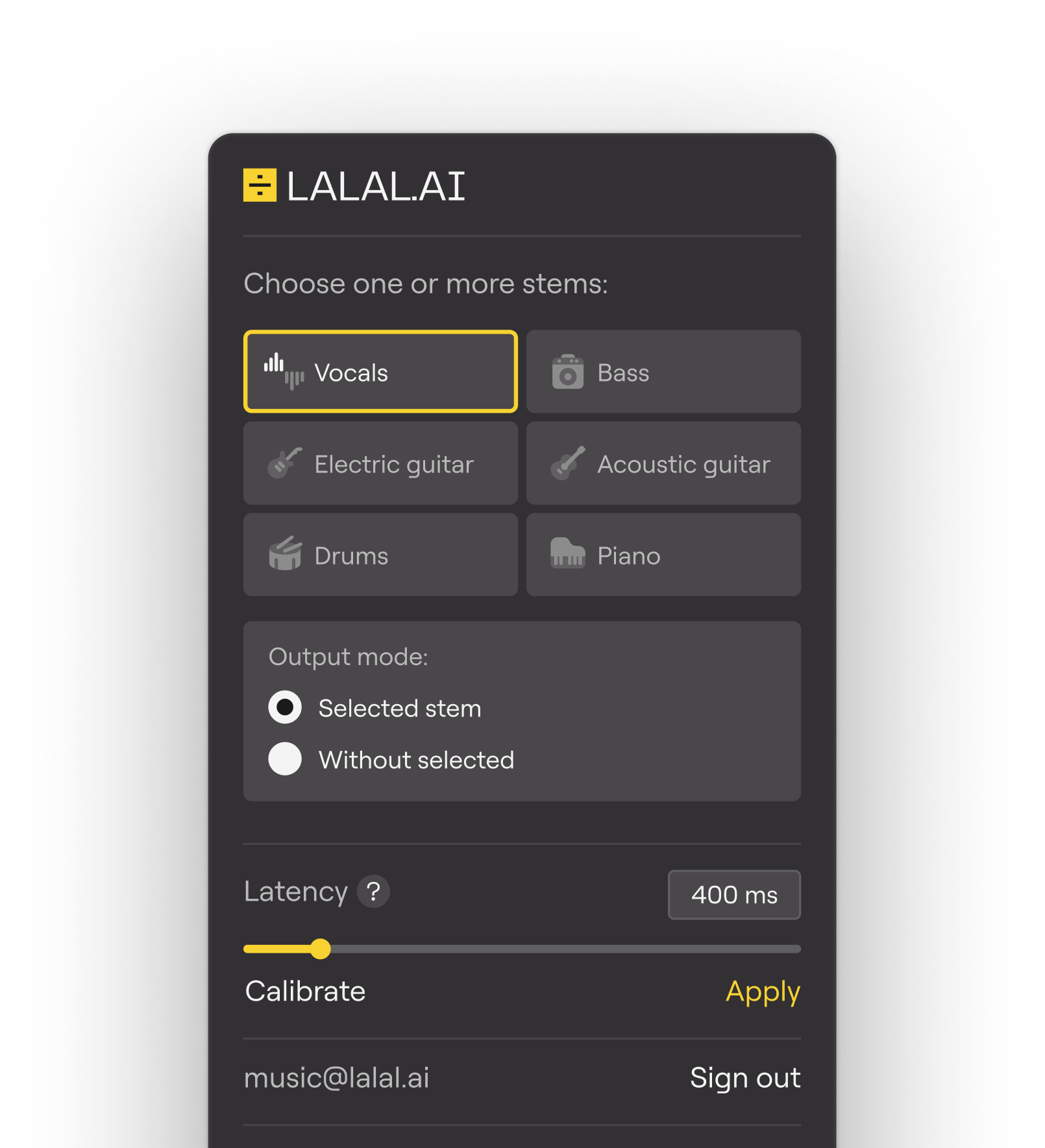 AI VST Plugin for Stem Separation | LALAL.AI